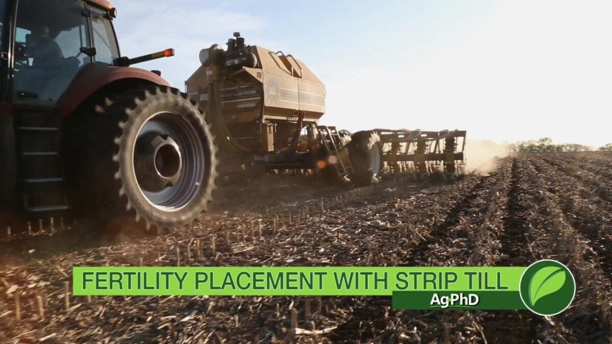 Strip-Till Fertilizer Placement - Kansas Soil Health Alliance